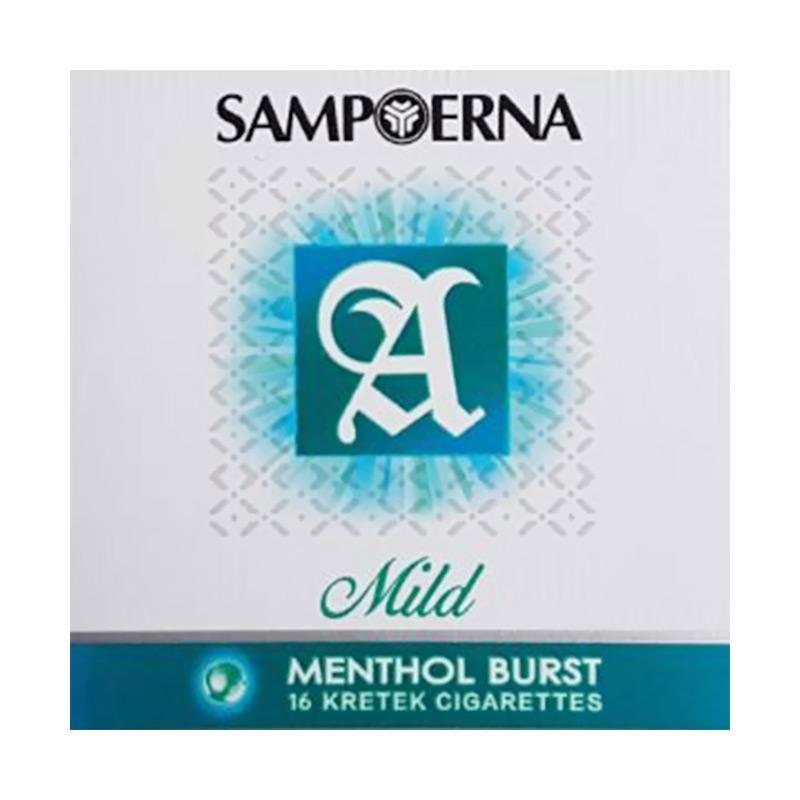 Jual Sampoerna A Mild Menthol Burst Rokok [16 Batang/ Bungkus] di ...