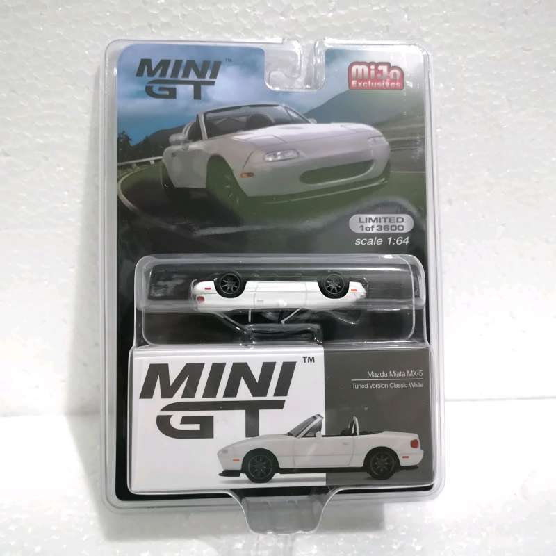 Jual MiniGT Mini GT 304 Mazda Miata MX-5 Tuned Version Classic White ...