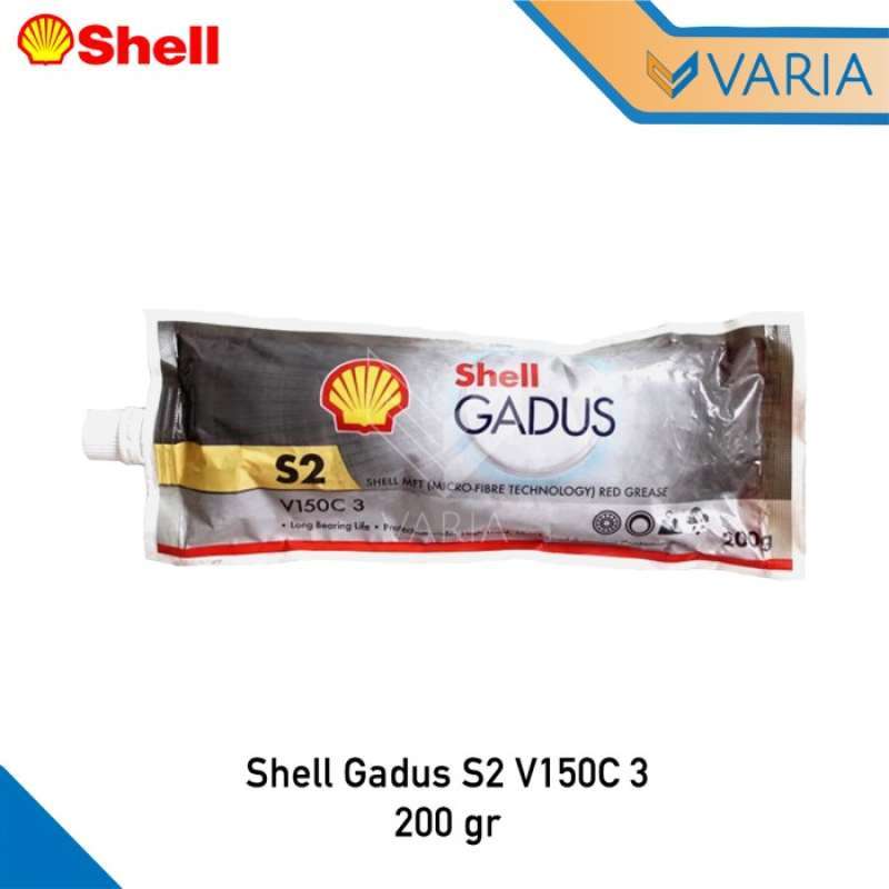 Jual Shell Gadus S2 V150C 3 Red Grease 200 gr Stempet Gemuk Multiguna ...