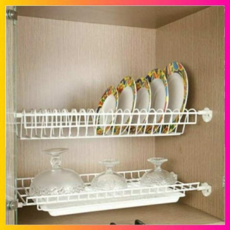 Jual Rak Piring Dan Gelas Gantung 2 Susun / Kitchen Set Kabinet Dapur ...