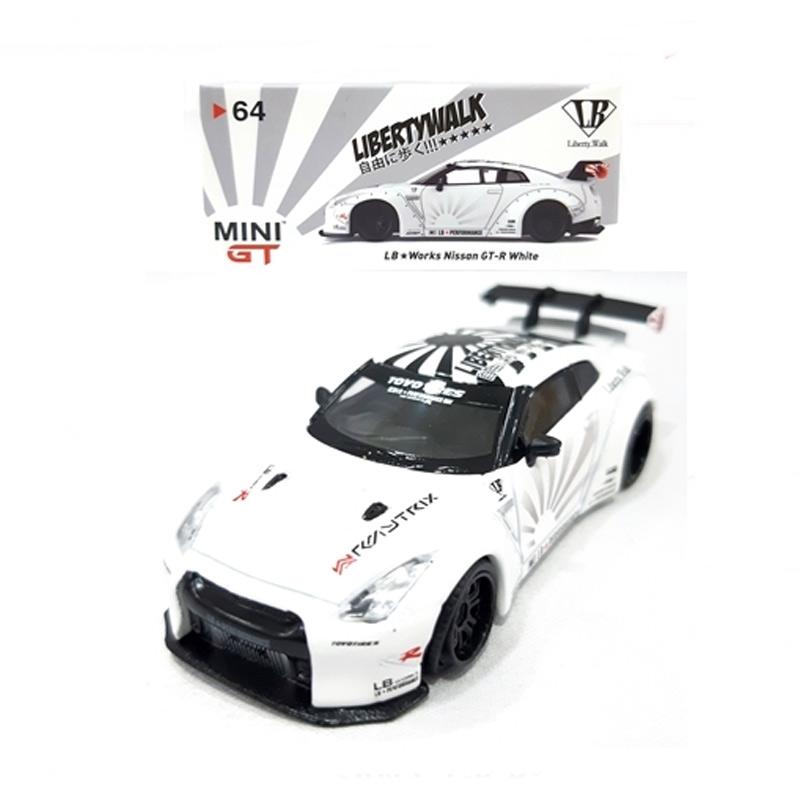 Promo MINI GT LIBERTY WORKS NISSAN GT-R R35 WHITE 1-64 19 Diskon 2% di ...