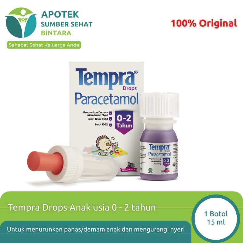 Jual Tempra Drop Obat Demam Bayi 15 ml di Seller Apotek Sumber Sehat ...