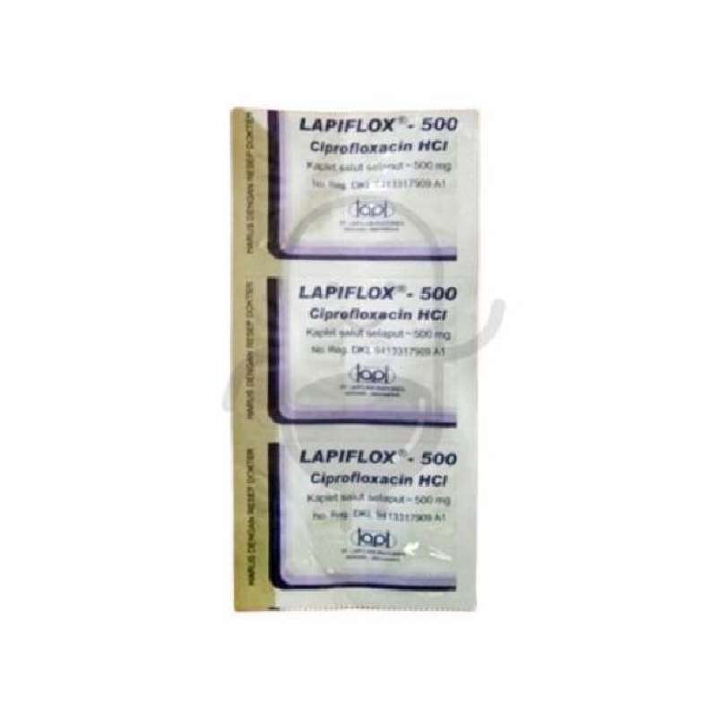 Jual LAPIFLOX 500 MG STRIP 6 KAPLET di Seller Apotek Indobat Mengwitani ...