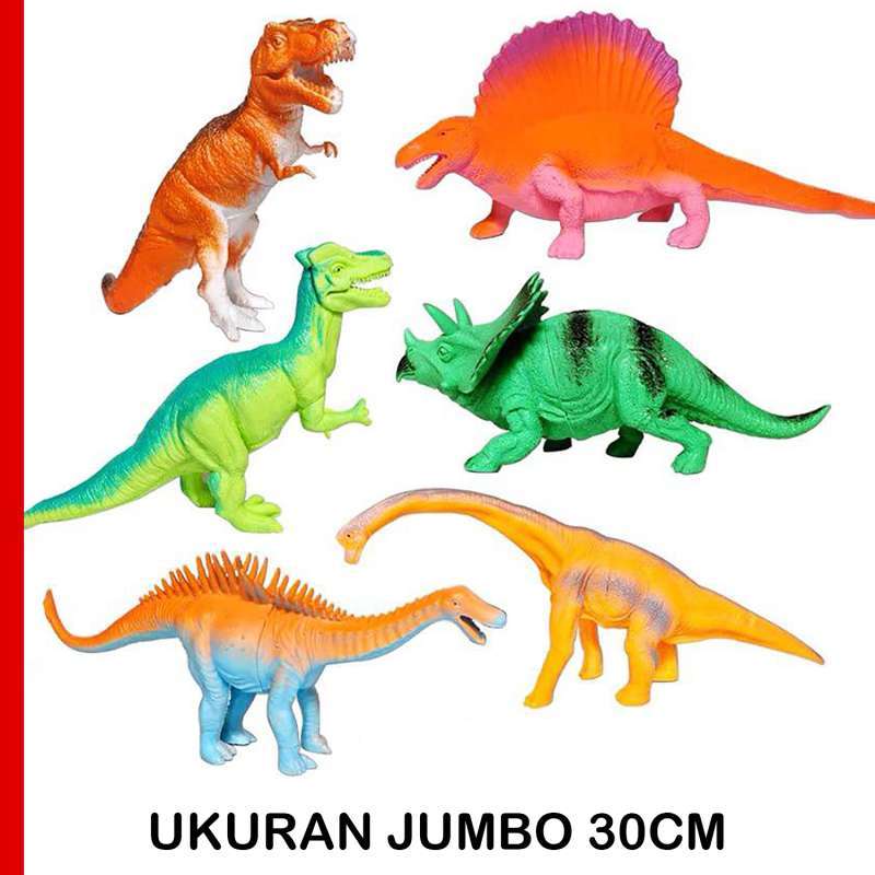 Jual Mainan Dinosaurus Jumbo Super Besar / Jurassic World isi 6 ...