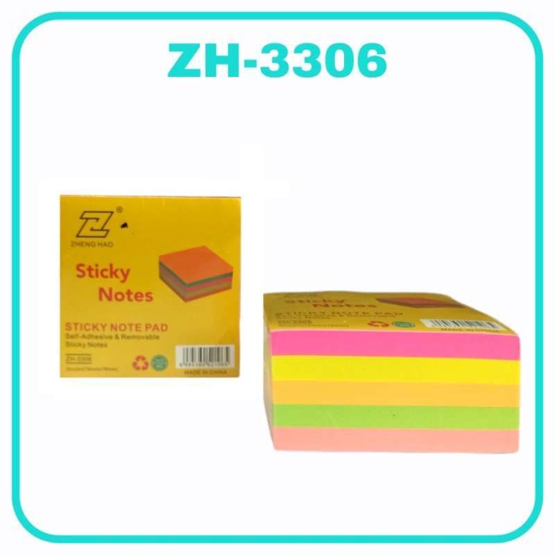 Jual BOS Sticky Note Rainbow/Stick Note/Post IT/Label Notes di Seller ...