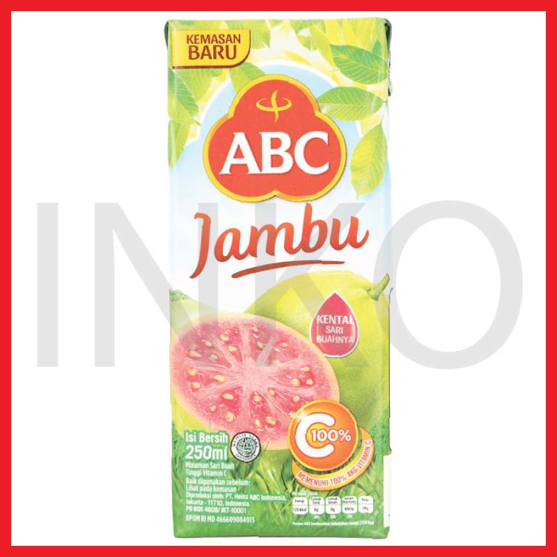 Jual ABC JUS JAMBU GUAVA JUICE KOTAK 250ML di Seller inko - Curug ...