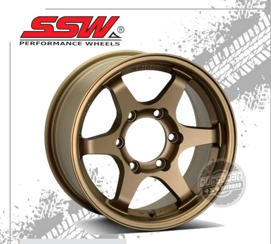 Jual Velg SSW S371 Bronze TE37 15x7.5 pcd 6x139.7 Panther Hilux Triton ...