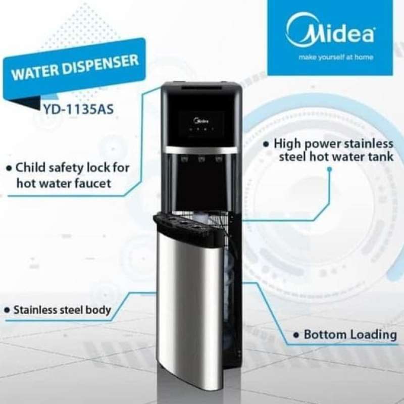 Jual Midea YD1135AS Bottom Loading Dispenser - Silver di Seller Sc ...