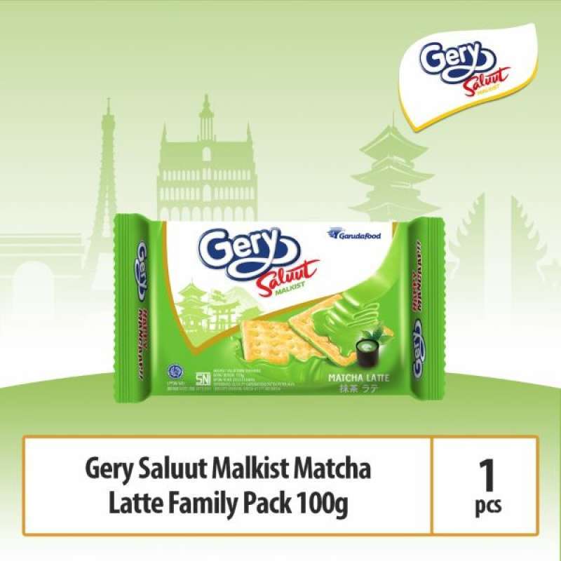 Jual Gery Saluut Malkist Matcha Family Pack - Biskuit di Seller Hijo ...