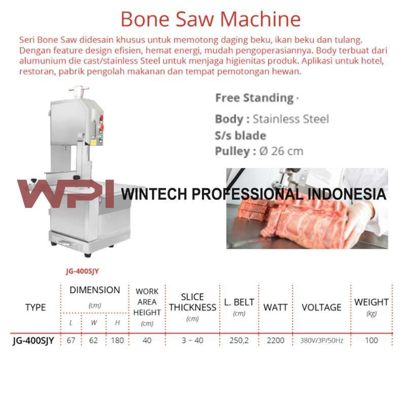 Promo Getra Jg 400sjy Bone Saw Machine Free Standing Mesin Pemotong