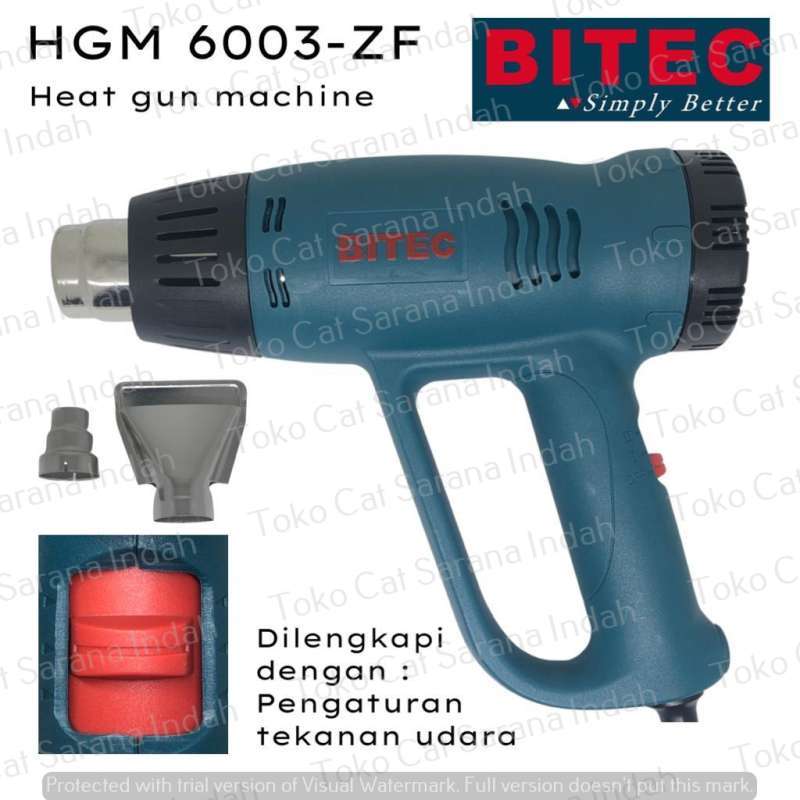 Jual Bitec Heat Gun Hgm-6003 Pemanas Sablon Alat Pemanas Hairdryer ...