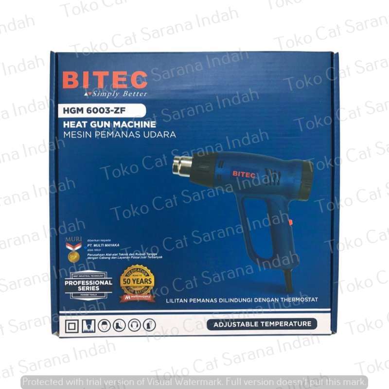 Jual Bitec Heat Gun Hgm-6003 Pemanas Sablon Alat Pemanas Hairdryer ...