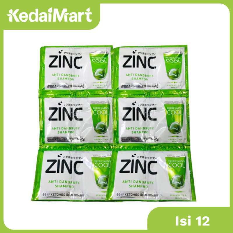 Jual Zinc Refreshing Cool Shampoo Renceng Isi 12 x 10 ml di Seller ...