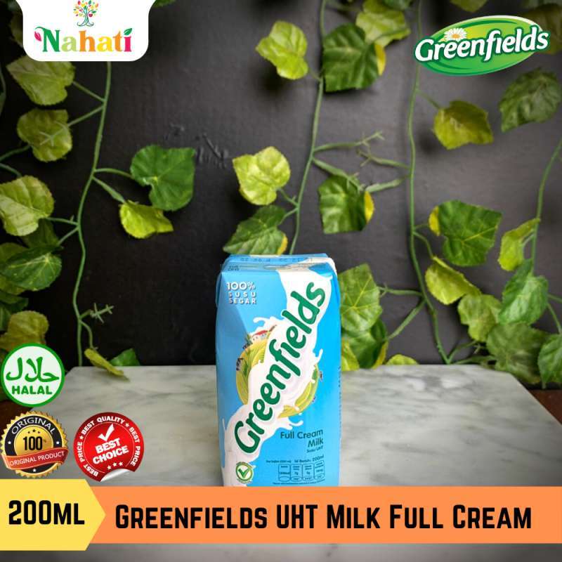 Jual Greenfields UHT Milk Full Cream 200ml di Seller Nahati Id ...