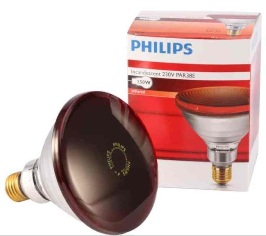 Jual Philips Incandenscent 230V PAR38E 150W Infrared/ Lampu Bohlam Infrared Philips di Seller ...