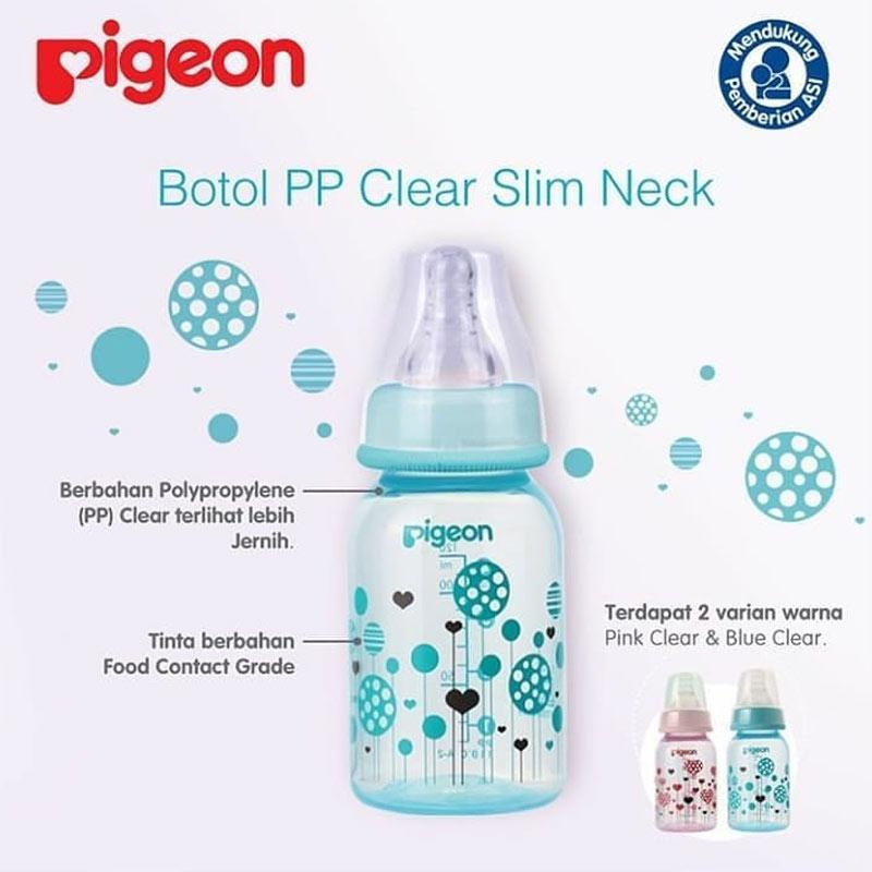 Promo Pigeon Bottle Premium Clear Pp Rp - 120 Ml - Blue Diskon 13% Di ...