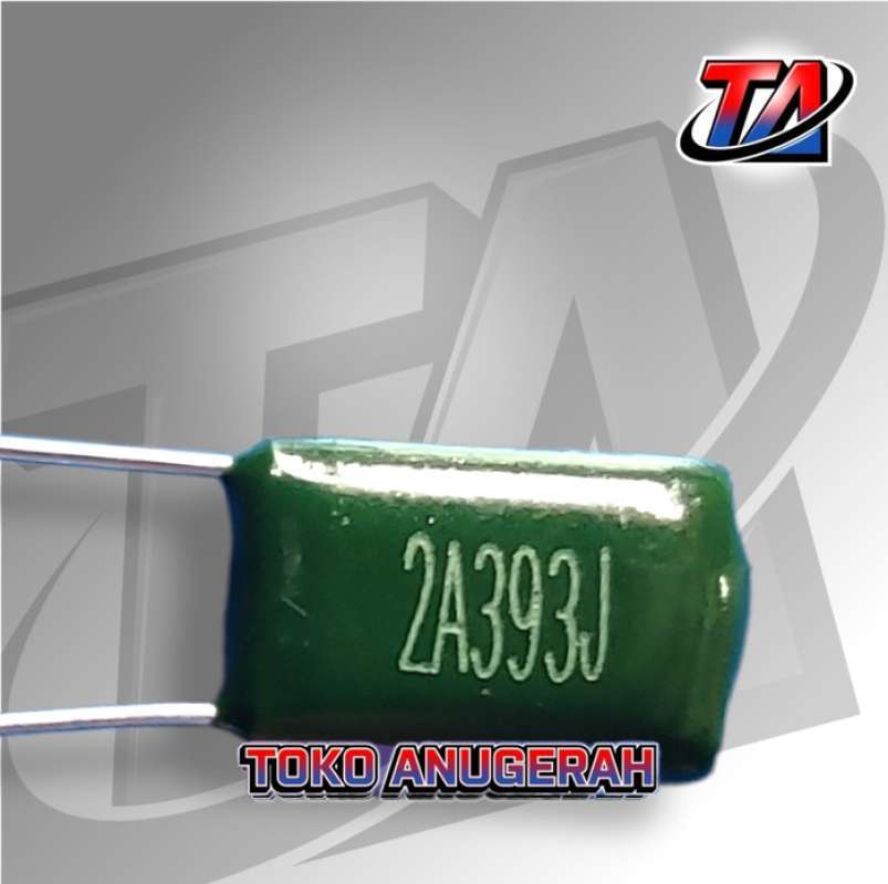 Jual Kapasitor Polyester 393j 100v Cl11 2a393j / 2a 393j Di Seller Toko ...