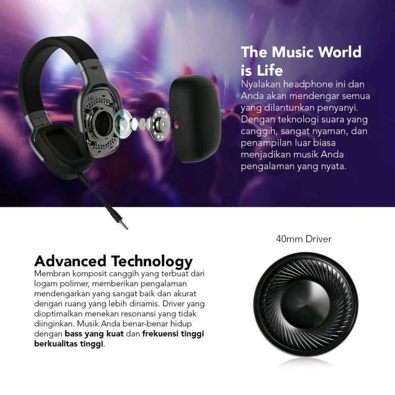 Promo Edifier H880 Original Over Ear Headphone Hifi Garansi Resmi ...