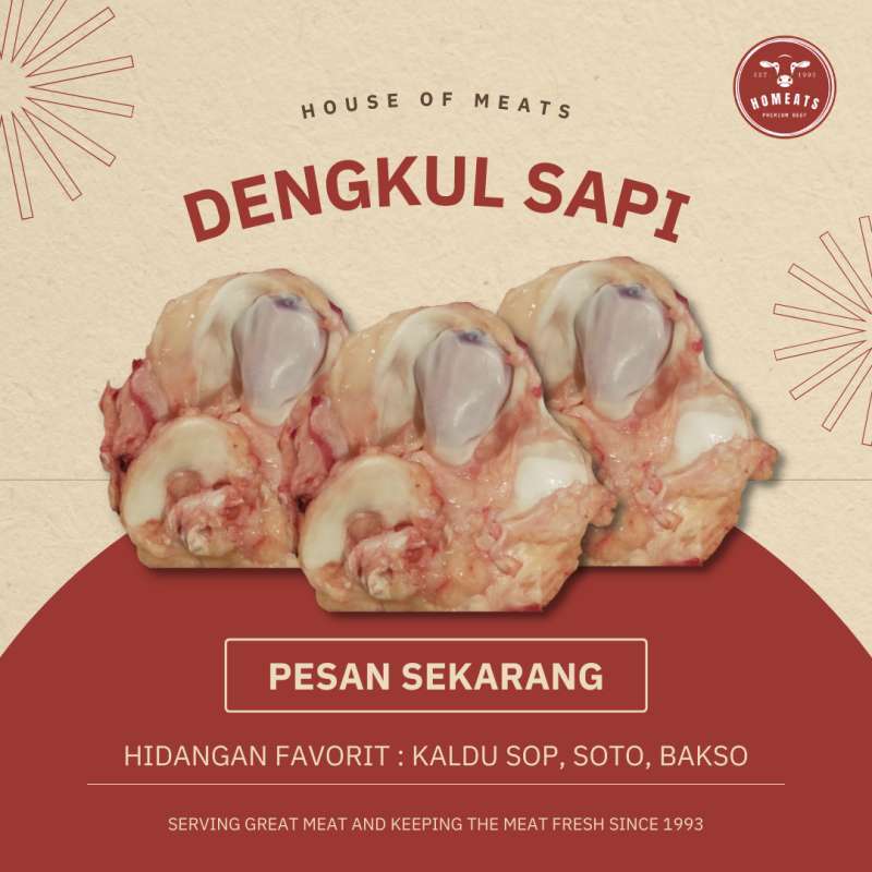 Promo Dengkul Tulang Patella Sapi Segar Diskon 29% di Seller House Of ...