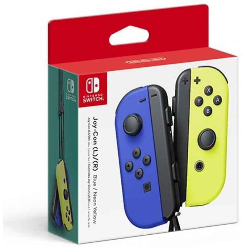 Jual Nintendo Switch Joy Con (Blue/Neon Yellow) di Seller Drakuli Games ...