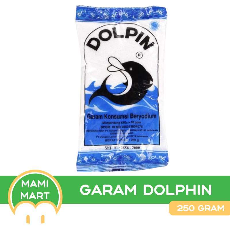 Jual GARAM DOLPHIN 250G di Seller MAMI MART CEMPAKA PUTIH - Kota ...
