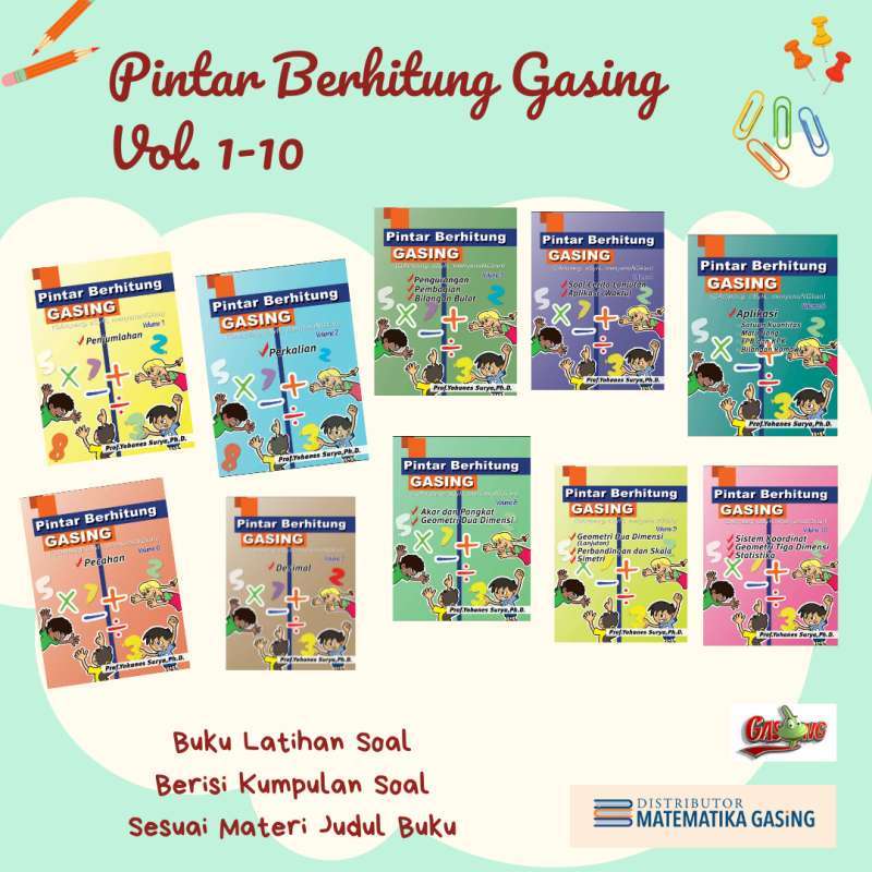 Jual Buku Latihan Soal Pintar Berhitung Gasing Vol. 2 Perkalian Di ...