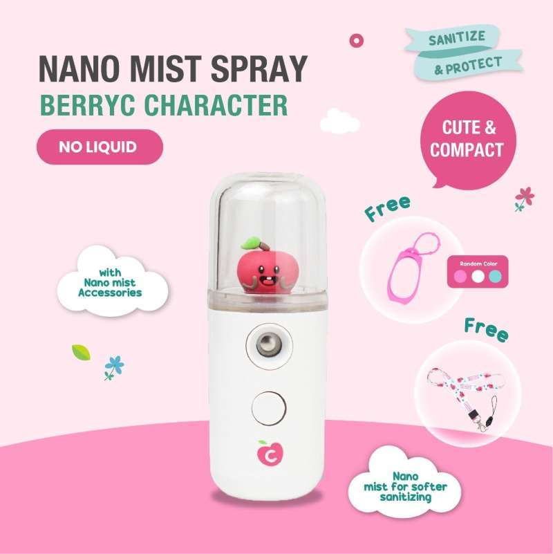 Promo Berry C Portable Nano Mist Spray Sanitizer 30ML untuk Anak ...