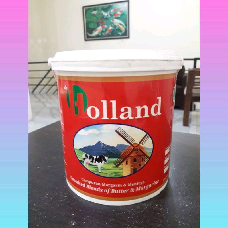 Jual Butter Deitolland Red Unsalted Blends Of Butter & Margarine 2 Kg ...