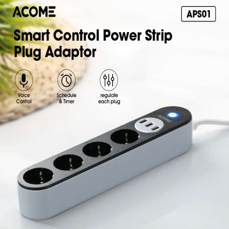 Jual Smart Power Adaptor Socket - ACOME Power Strips APS01 di Seller ...