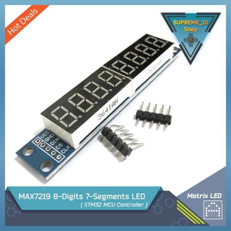 Jual Max7219 8-digit 7-segment Led Tube Display + Stm32 Mcu Controller Di Seller Supreme_id ...