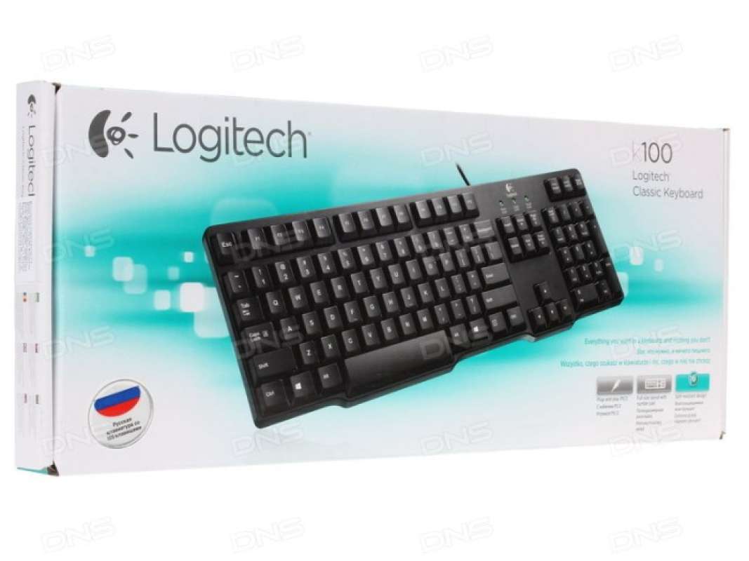 Promo KEYBOARD LOGITECH K100 PORT PS2 Diskon 5% di Seller Gaptech ...