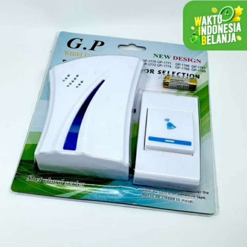 Promo BELL RUMAH WIRELESS GP TANPA KABEL BELL RUMAH WIRELESS DOOR ...