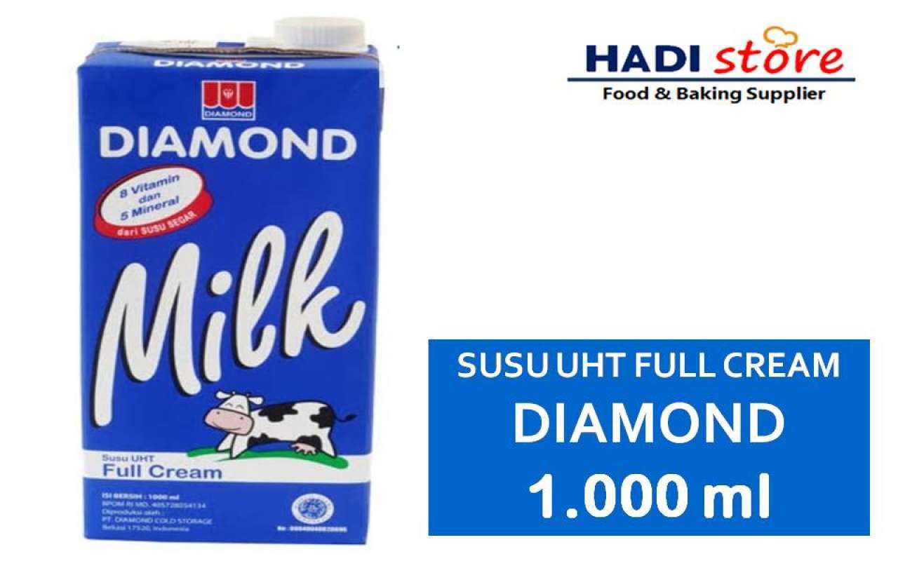 Promo Susu Uht Diamond Full Cream 1 Liter Diskon 7% Di Seller Hadi ...