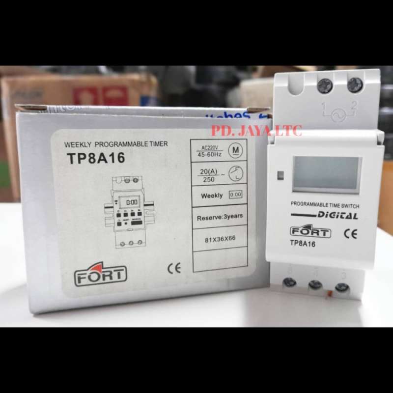 Jual Fort Weekly Timer (din-rail Mounting) Tp8a16 Di Seller Pd Jaya Ltc - Mangga Besar, Kota ...