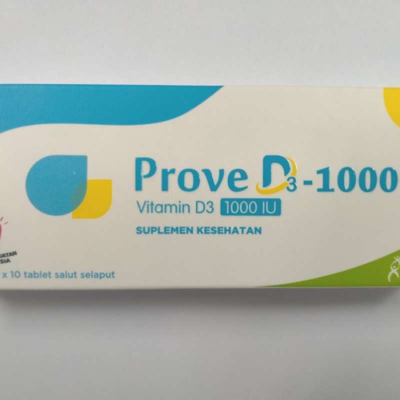 Jual PROVE D3 1000IU TABLET | KALBE FARMA | ORIGINAL | VITAMIN D3 di ...