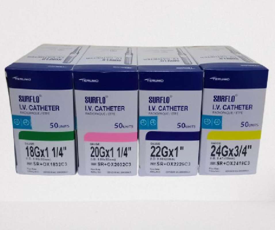 Jual Surflo Iv Catheter 18g 20g 22g 24g Terumo/ Abbocath Terumo/ Jarum ...