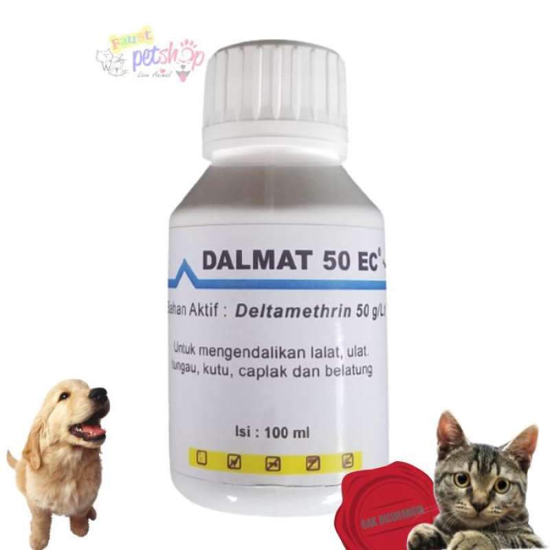 Jual Obat Anjing Kutu Caplak Lalat Ulat Dalmat 50 EC 100ml di Seller ...