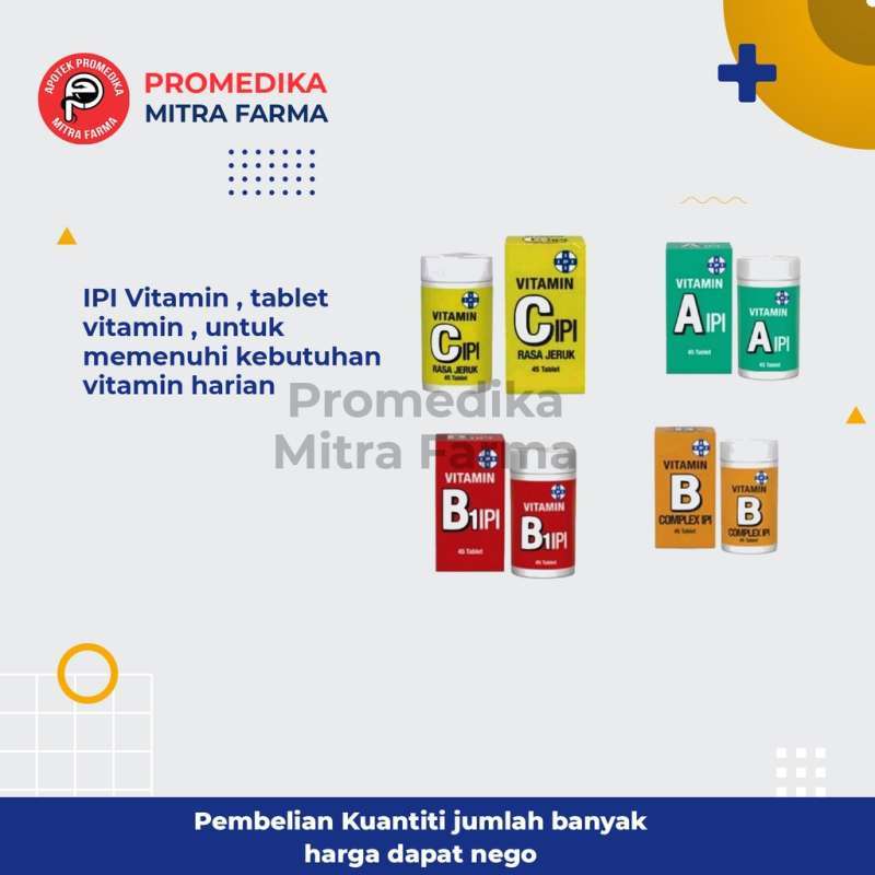 Jual IPI Vitamin/Botol/all varian Vitamin di Seller Promedika Mitra ...