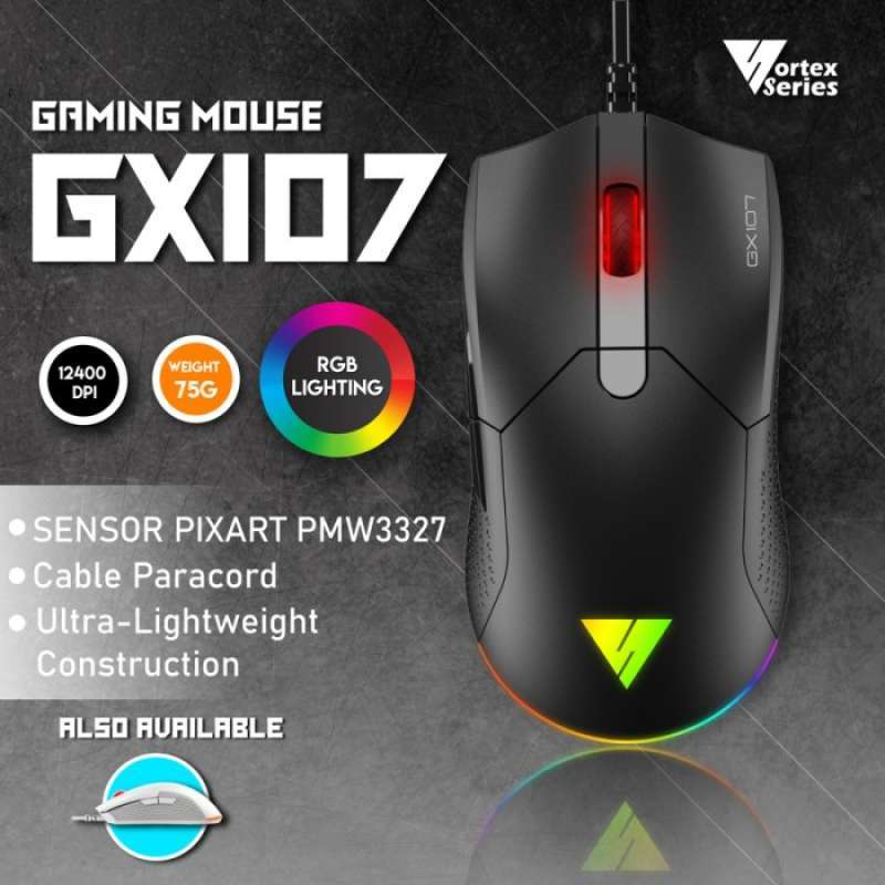 Promo Vortexseries Gaming Mouse Gx107 Lightweight Vortex Series Diskon ...
