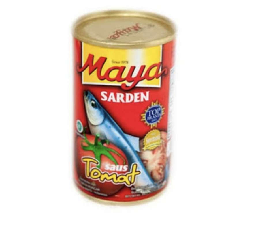 Jual Maya Sarden Kaleng Kecil 155g/ sarden maya saus tomat di Seller ...