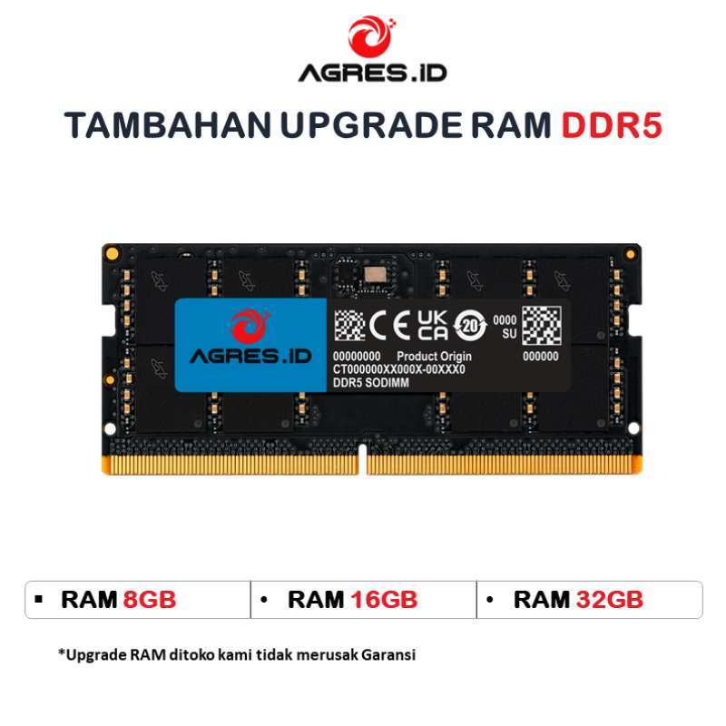 Promo Tambahan Memory Ram Untuk Upgrade Ddr5 Diskon 67% Di Seller Agres.id Official Store ...