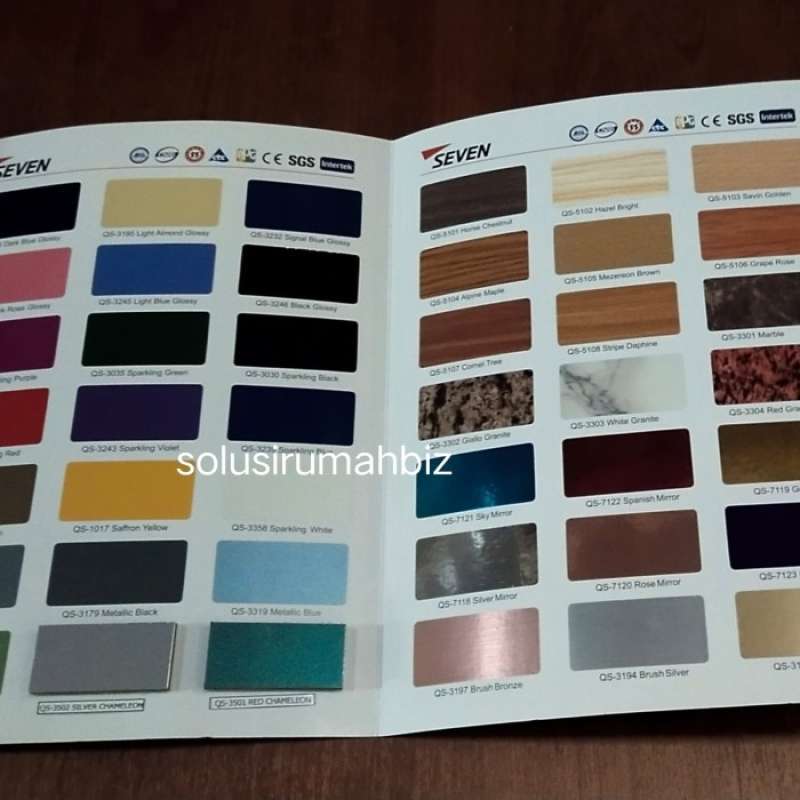 Promo Katalog Acp Aluminium Composite Panel 8hal Seven Kartu Warna ...