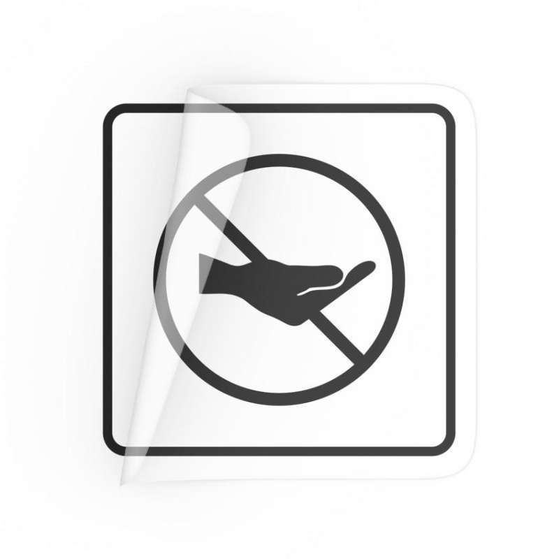 Jual No Tipping Allowed Sign Sticker - Wall Sticker - Dilarang Memberi ...