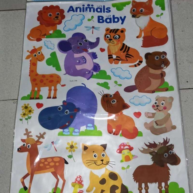 Jual Sticker Stiker Dekorasi Kamar Room Decor Seri Hewan Di Seller ...