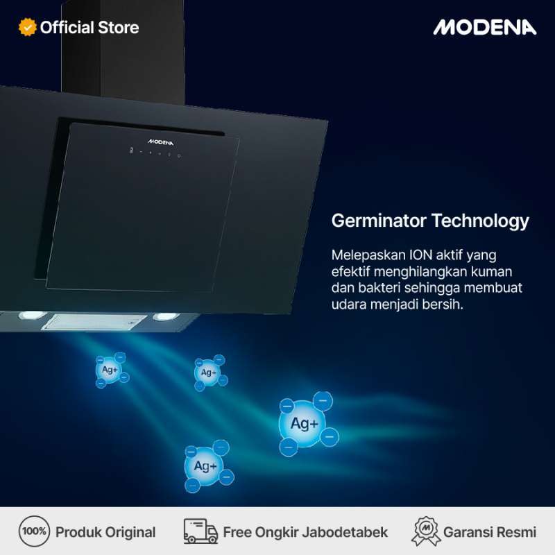 Promo Modena Chimney Hood - Cx 7915 Gxbk Diskon 21% Di Seller Modena ...