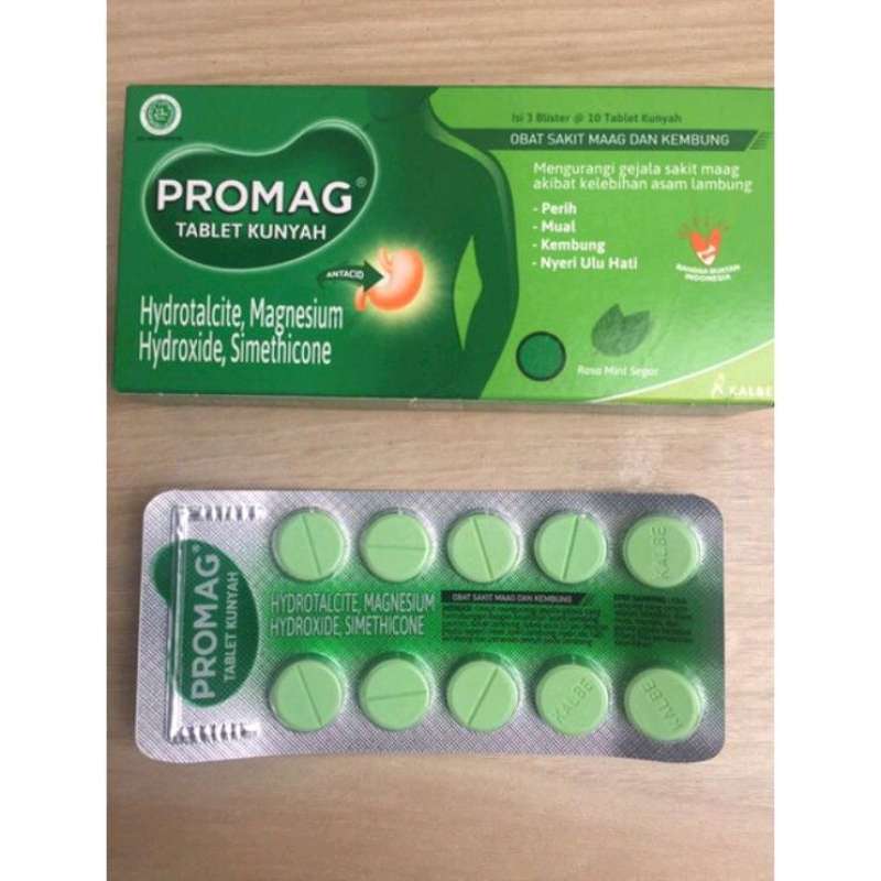 Jual Promag Tablet 1 Blister isi 10 tablet di Seller Nadhif_collection2 ...