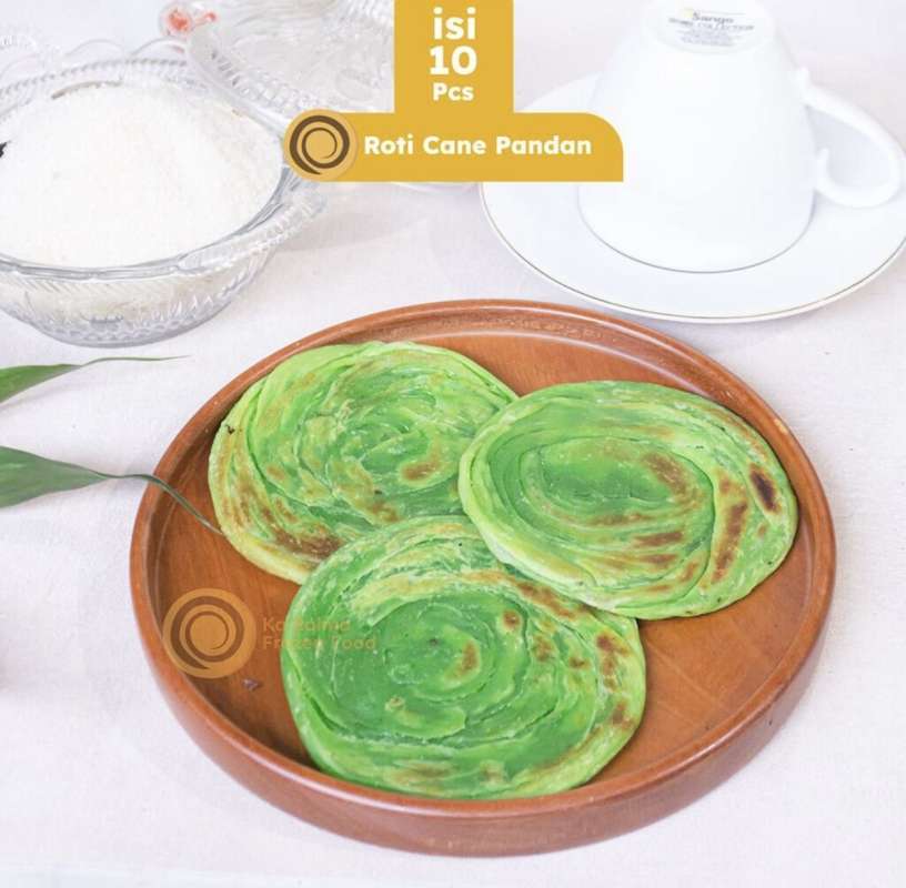 Jual JAJANAN MURAH FROZEN ROTI MARYAM / ROTI CANE PANDAN ISI 10 PCS ...