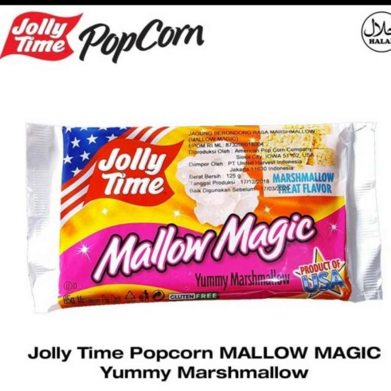 Jual Jolly Time Popcorn Mallow Magic 125gr Marshmallow di Seller ...