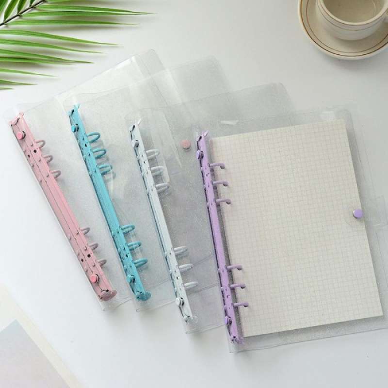 Jual A5 Cover Binder Glitter Besi Warna 6 Ring di Seller Ashlynn Shop ...