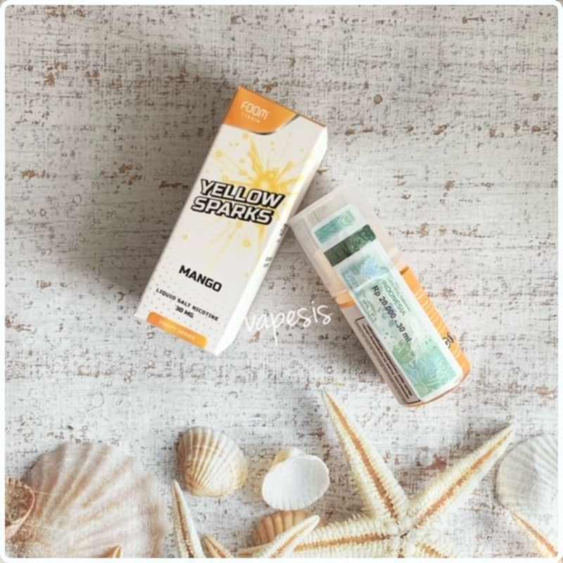 Jual Salt Nic Foom Yellow Sparks 30Ml 30Mg Saltnic Liquid Vape Pod ...